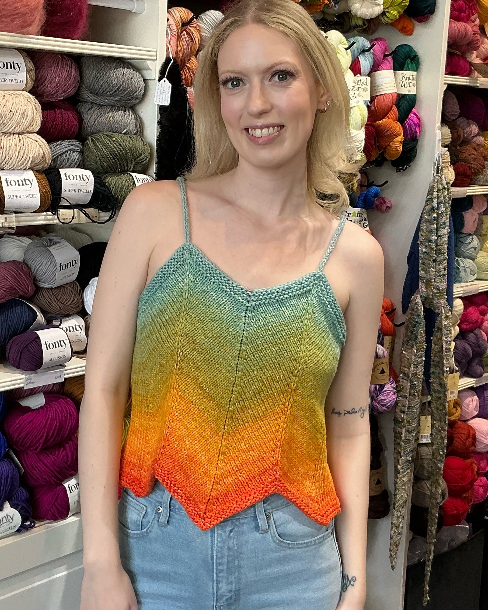Tropical Sunset Tank Top